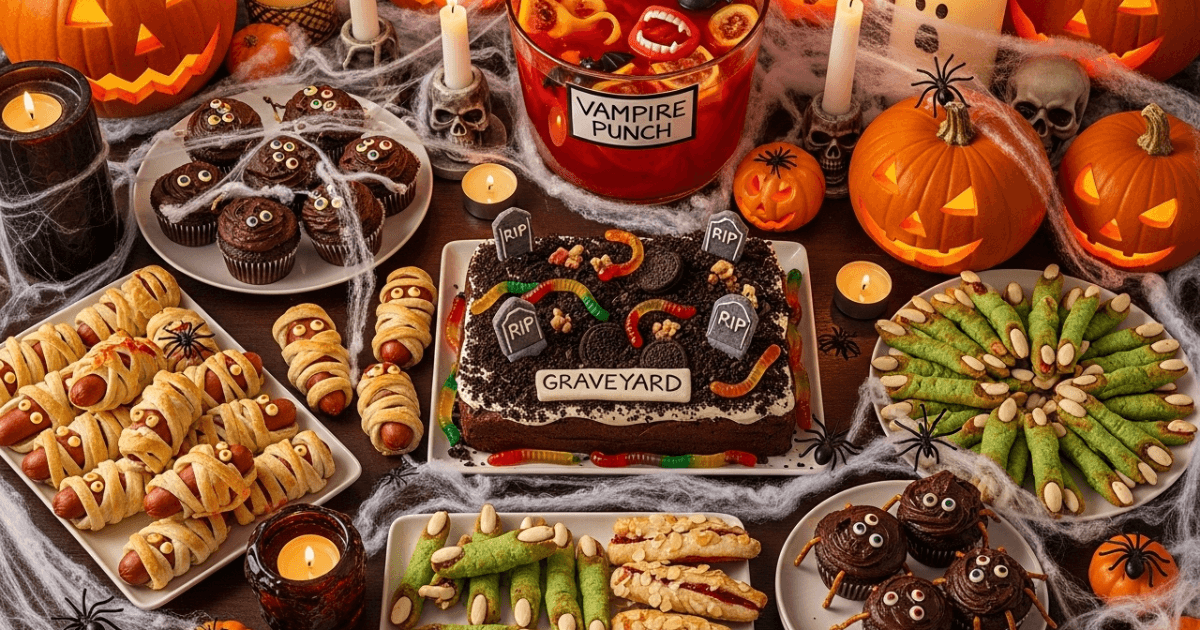 200 Spooky & Fun Halloween Food Names for Your Party Menu