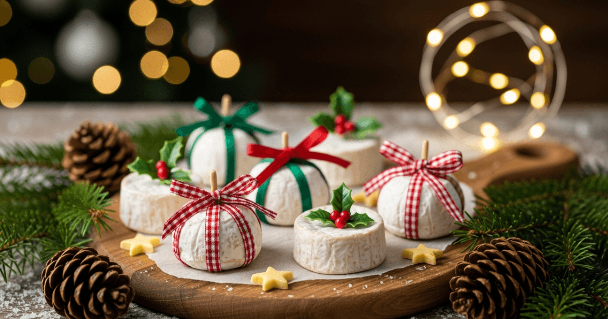 Best Recipe for Mini Camembert Christmas Appetizer - Balsam Kitchen